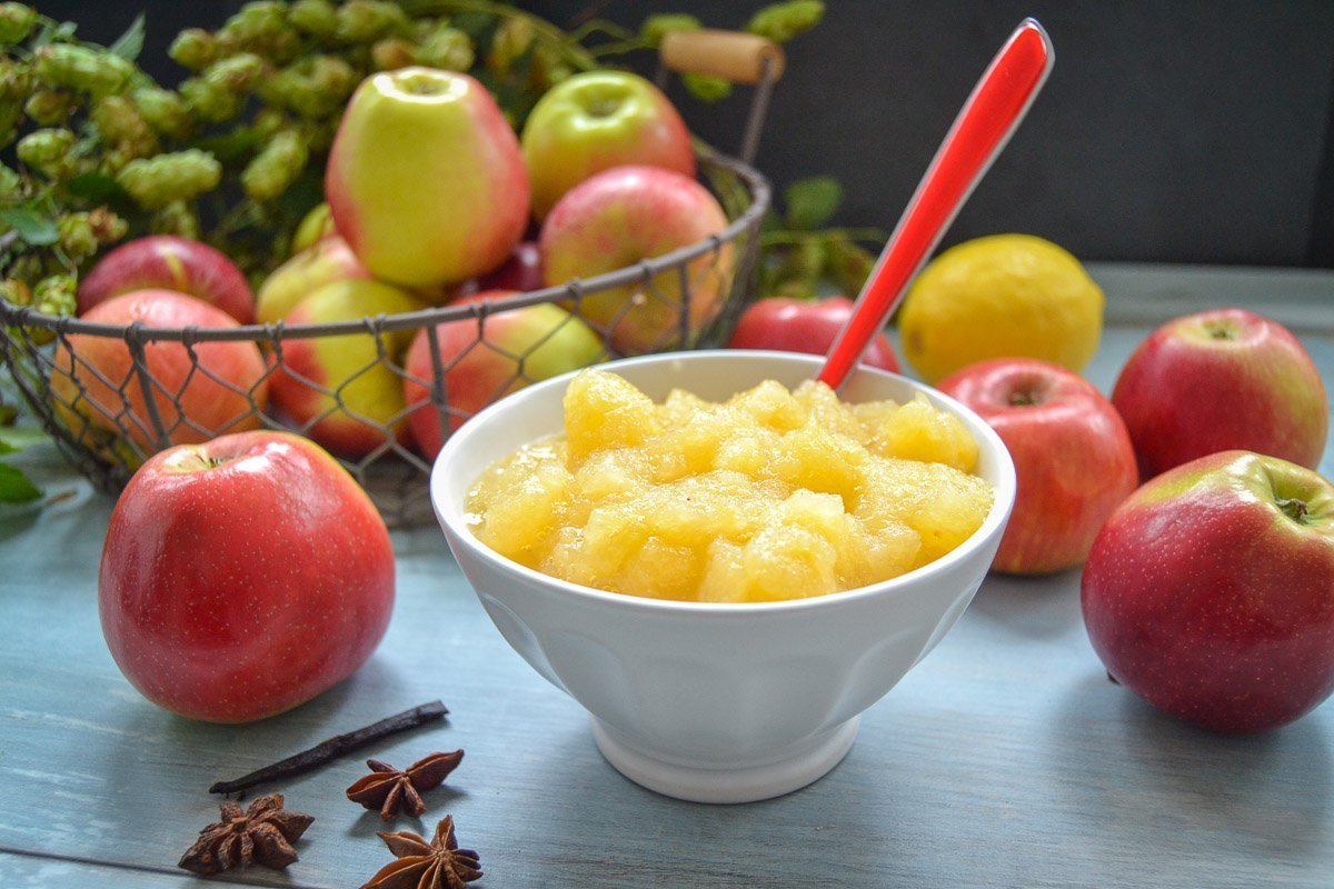 Apfelmus selber machen Omas einfaches Rezept - Kochen aus Liebe