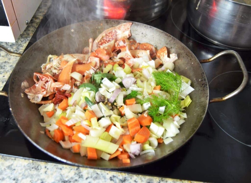 Hummer Bisque - Hummersuppe - Kochen aus Liebe