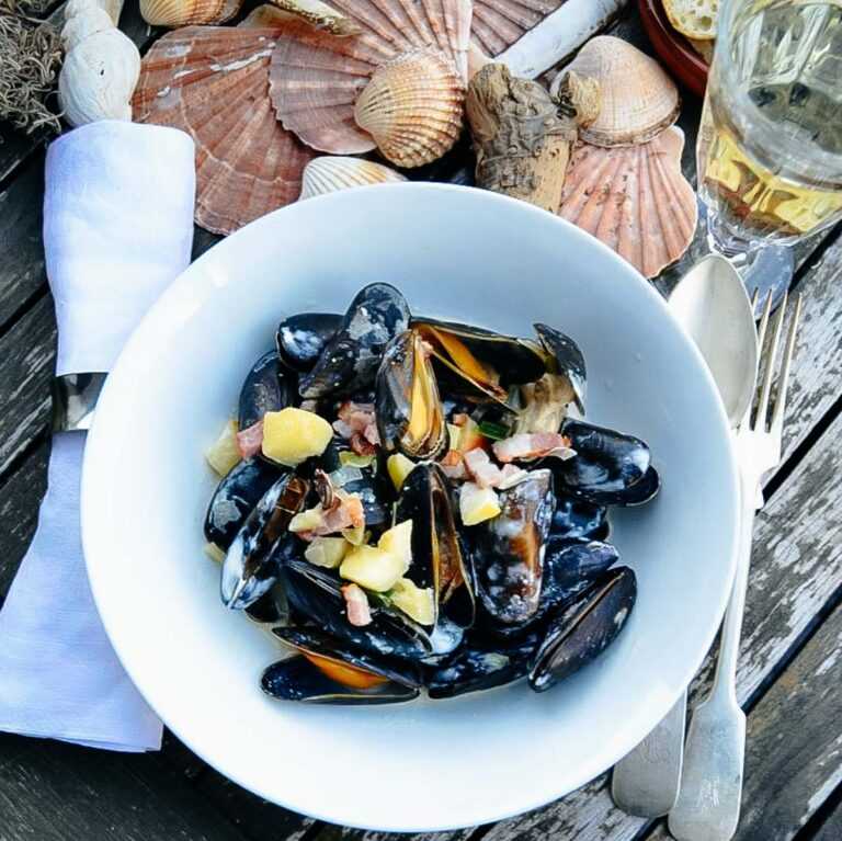 Muscheln kochen auf normannische Art - Kochen aus Liebe