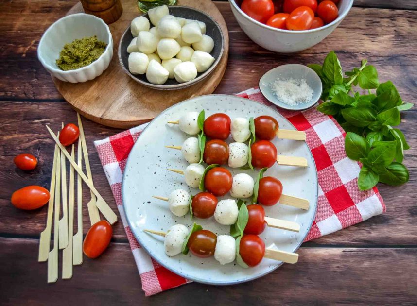 Tomaten Mozzarella Sticks