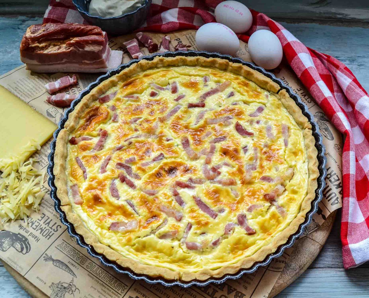 Quiche Teig Grundrezept - Kochen aus Liebe