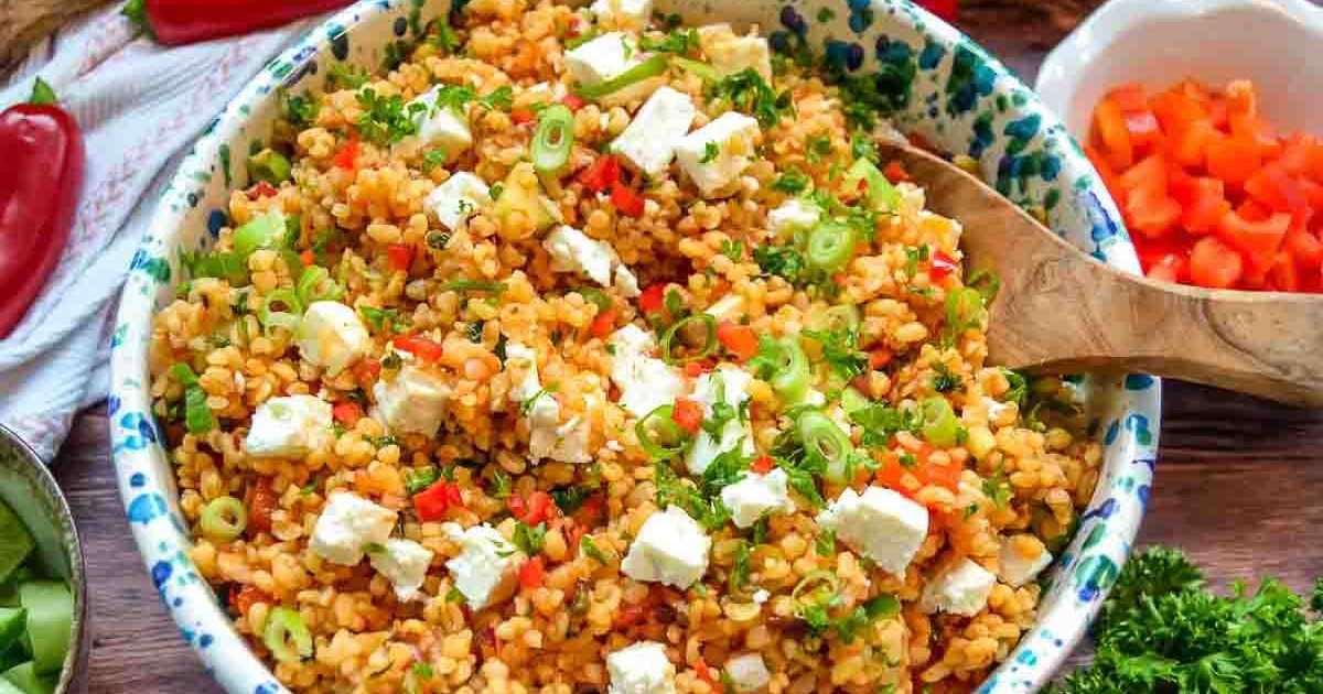 Bulgursalat Rezept mit Feta - Kochen aus Liebe