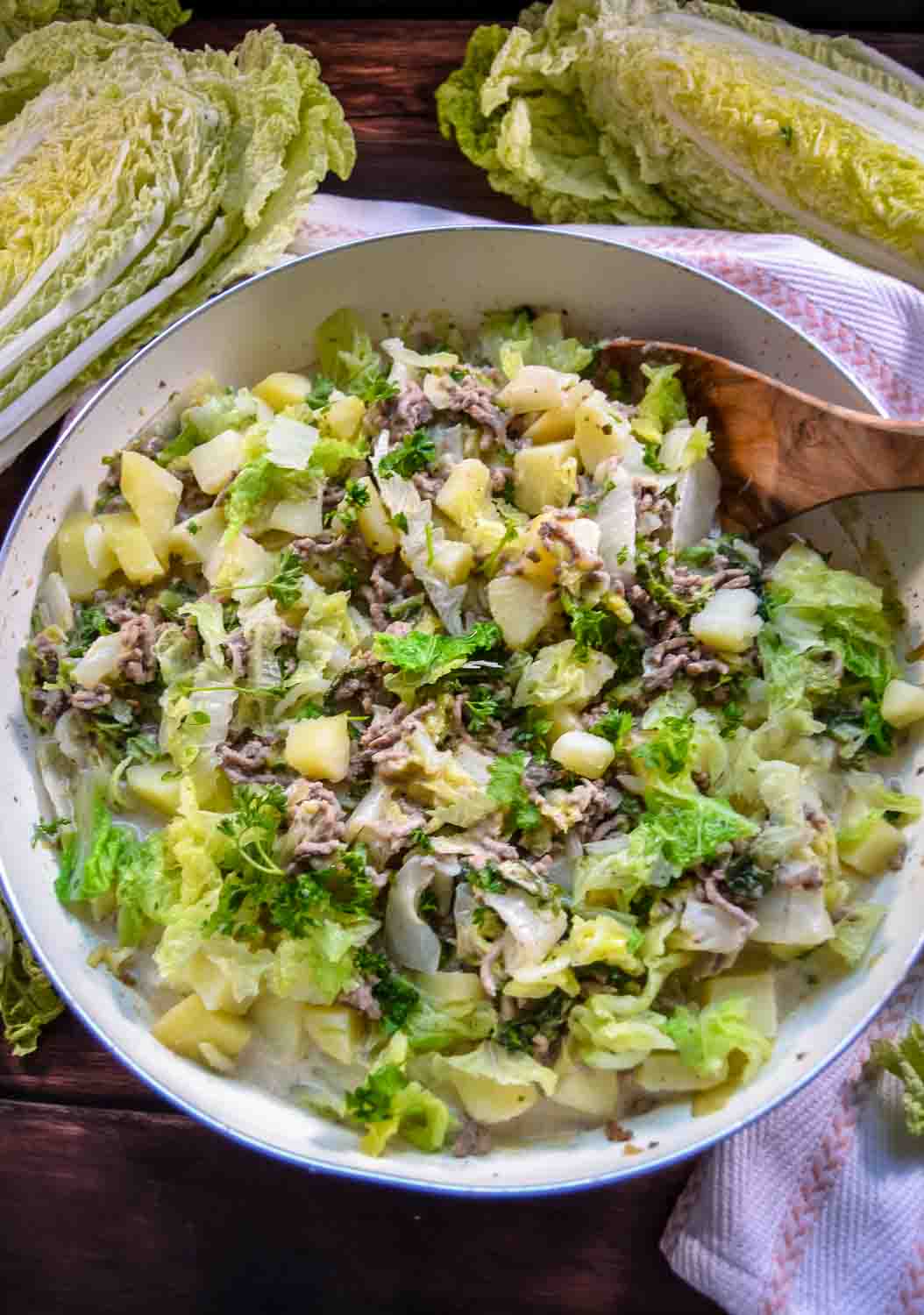 Chinakohl mit Hackfleisch - Kochen aus Liebe