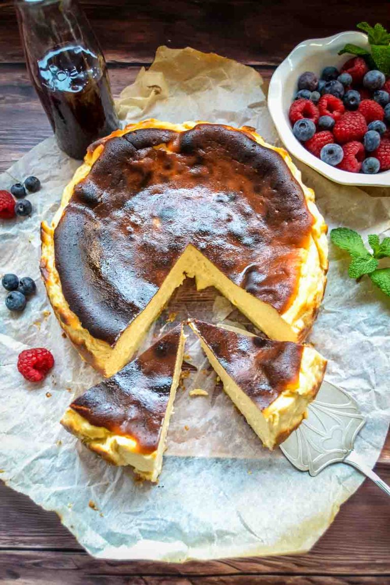 San Sebastian Cheesecake Rezept - Kochen aus Liebe